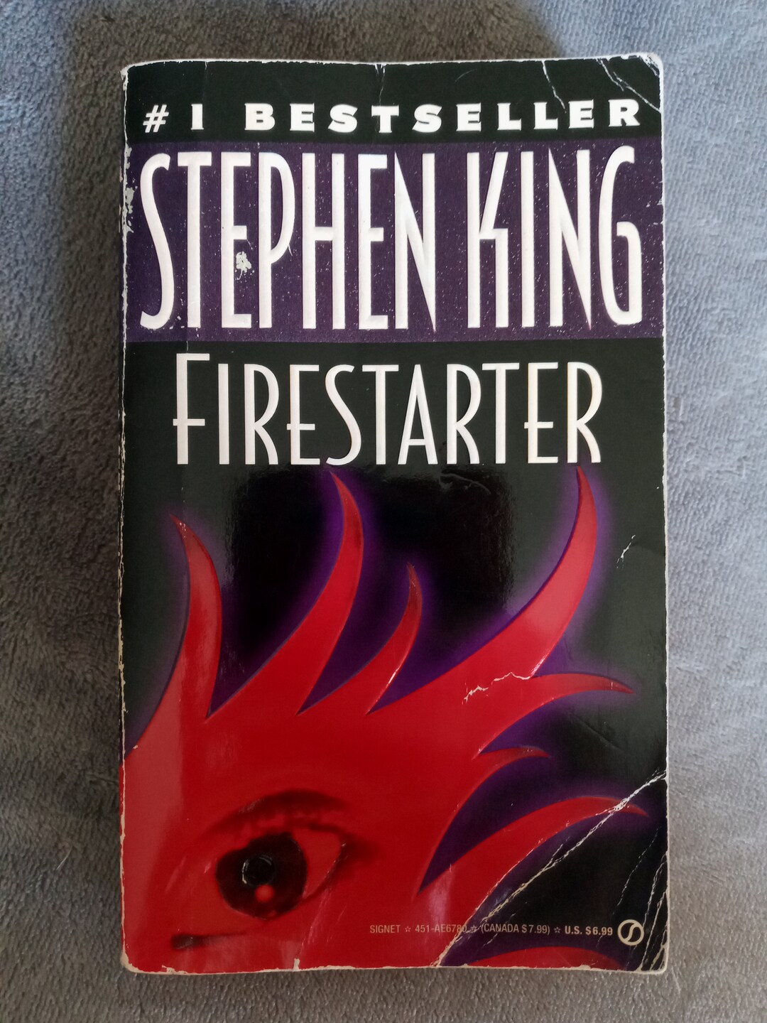 Stephen King Fire Starter Signet Fiction Vtg Paperback - Etsy