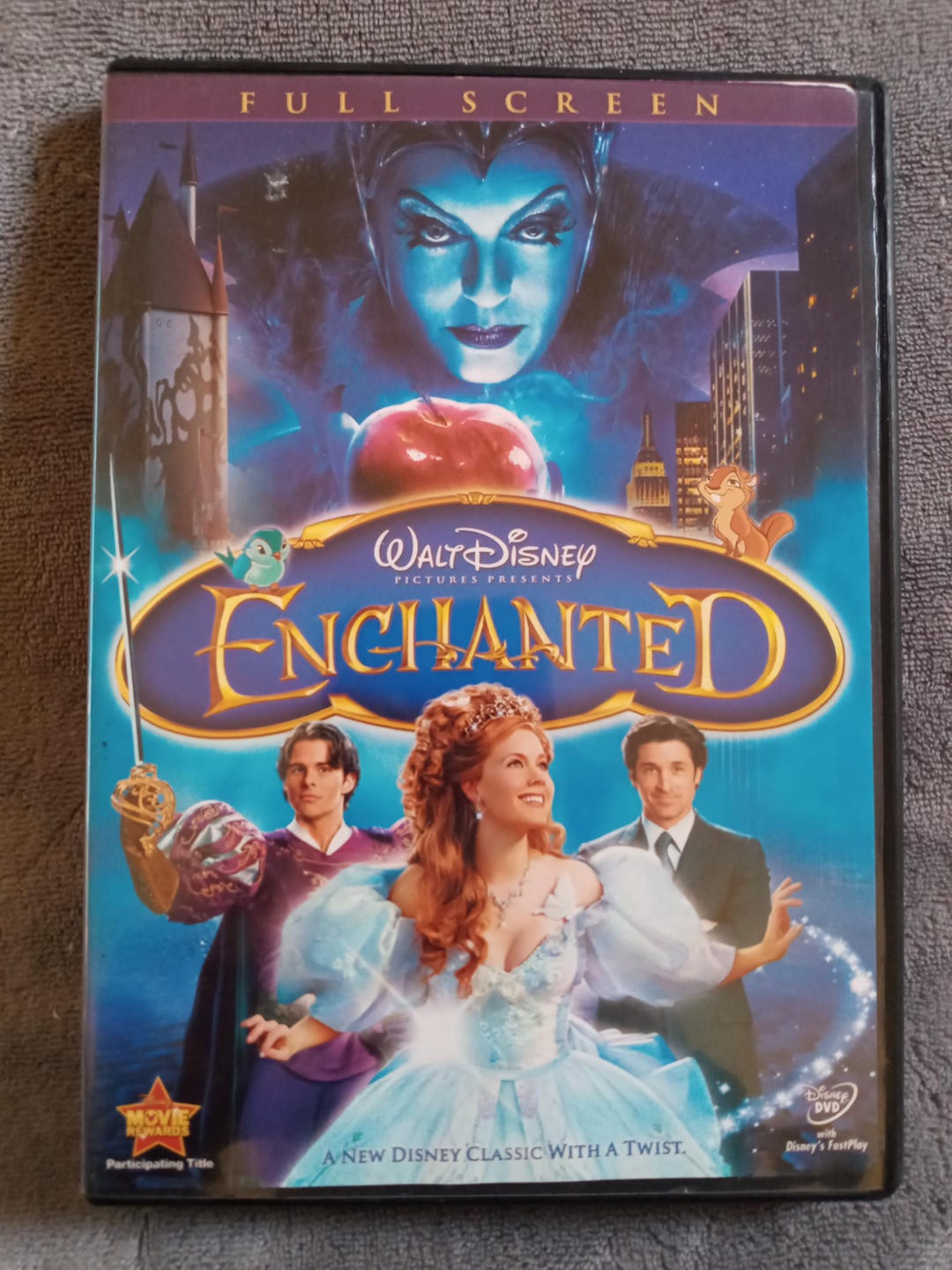 Walt Disney's Enchanted Full Screen DVD Complete - Etsy