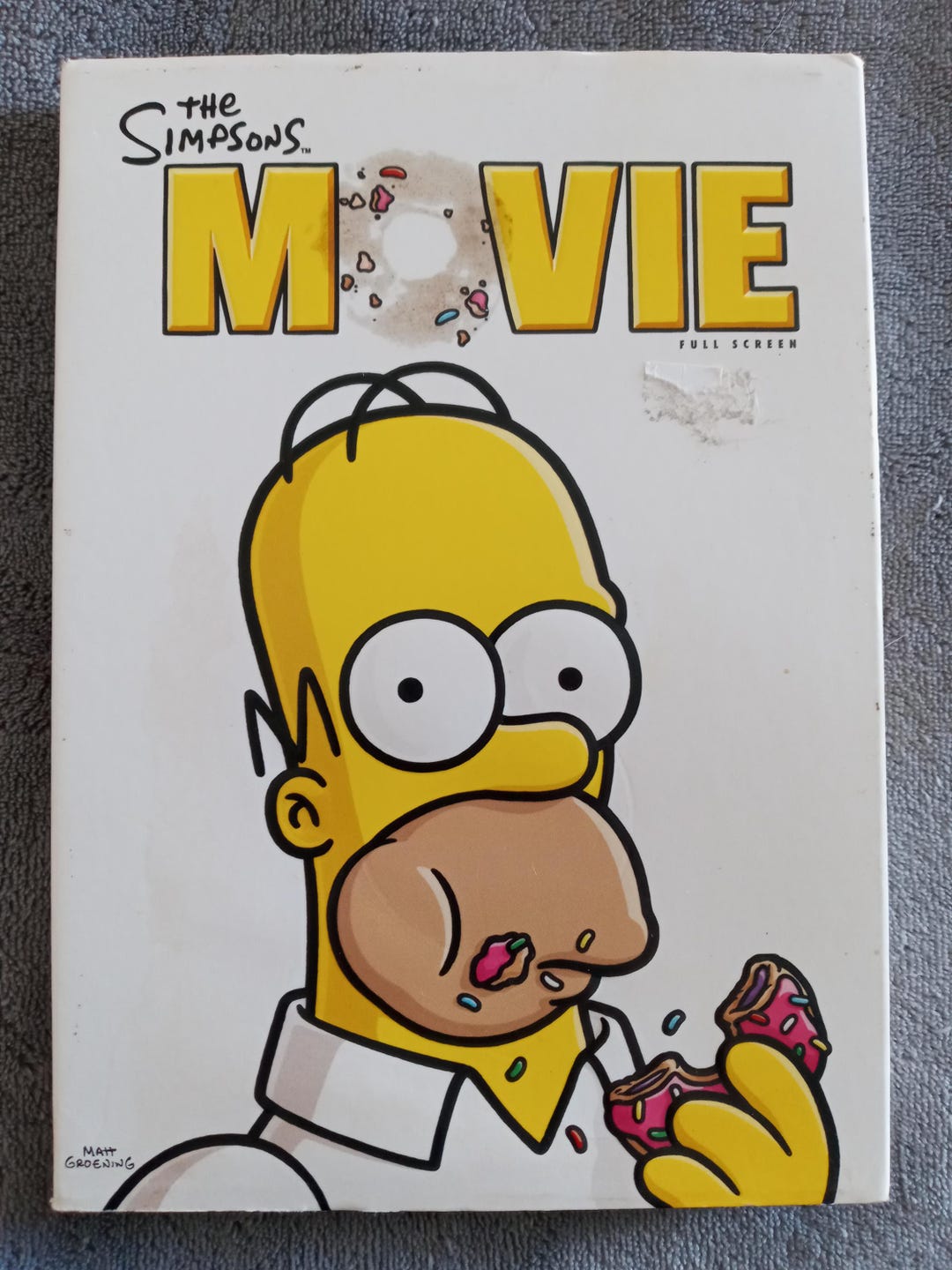 The Simpsons Movie Full Screen Complete Disc Case Insert and Sleeve - Etsy
