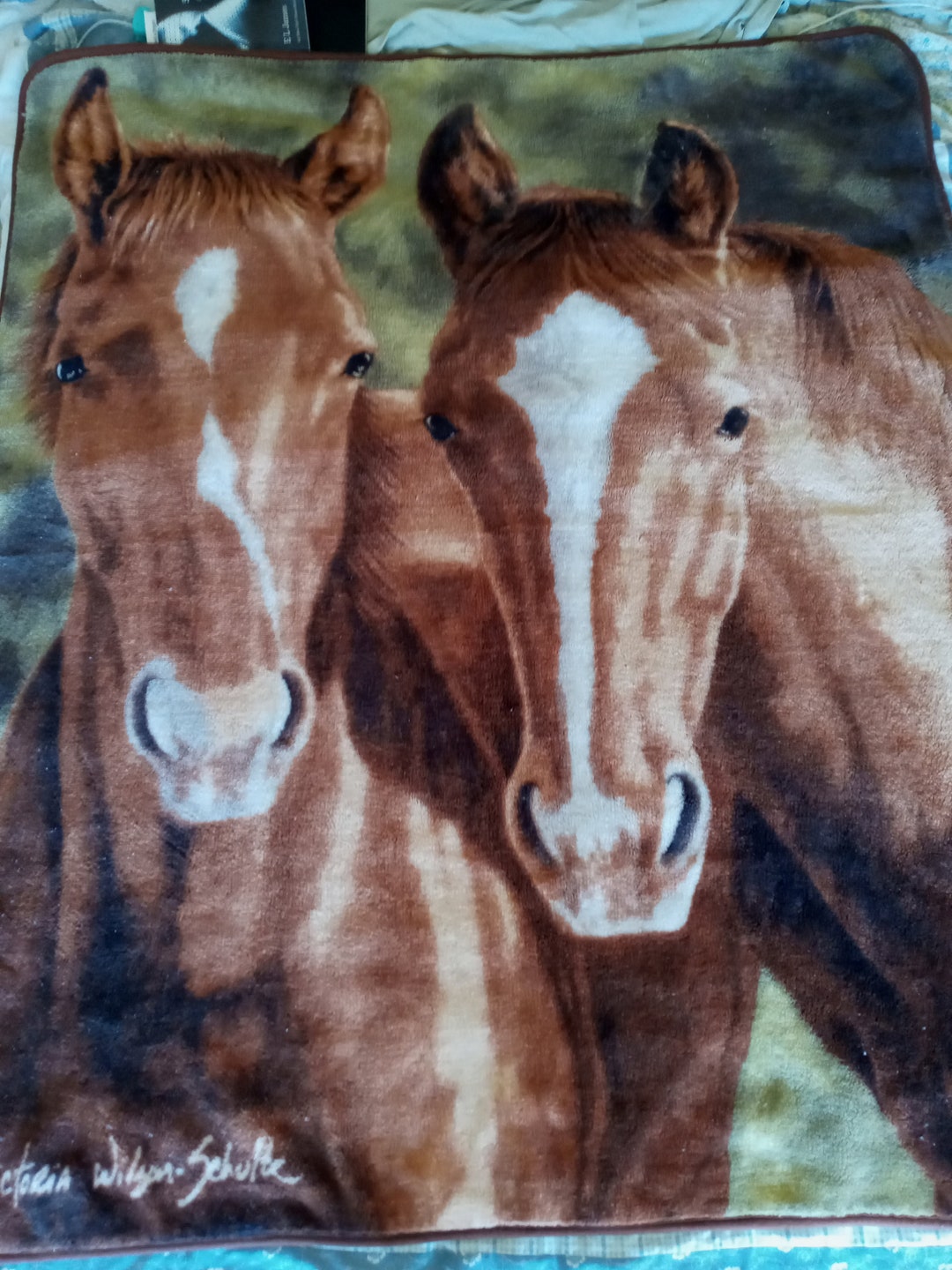 Victoria Wilson-schultz Equestrian Fur Blanket Wall -northwest Company ...