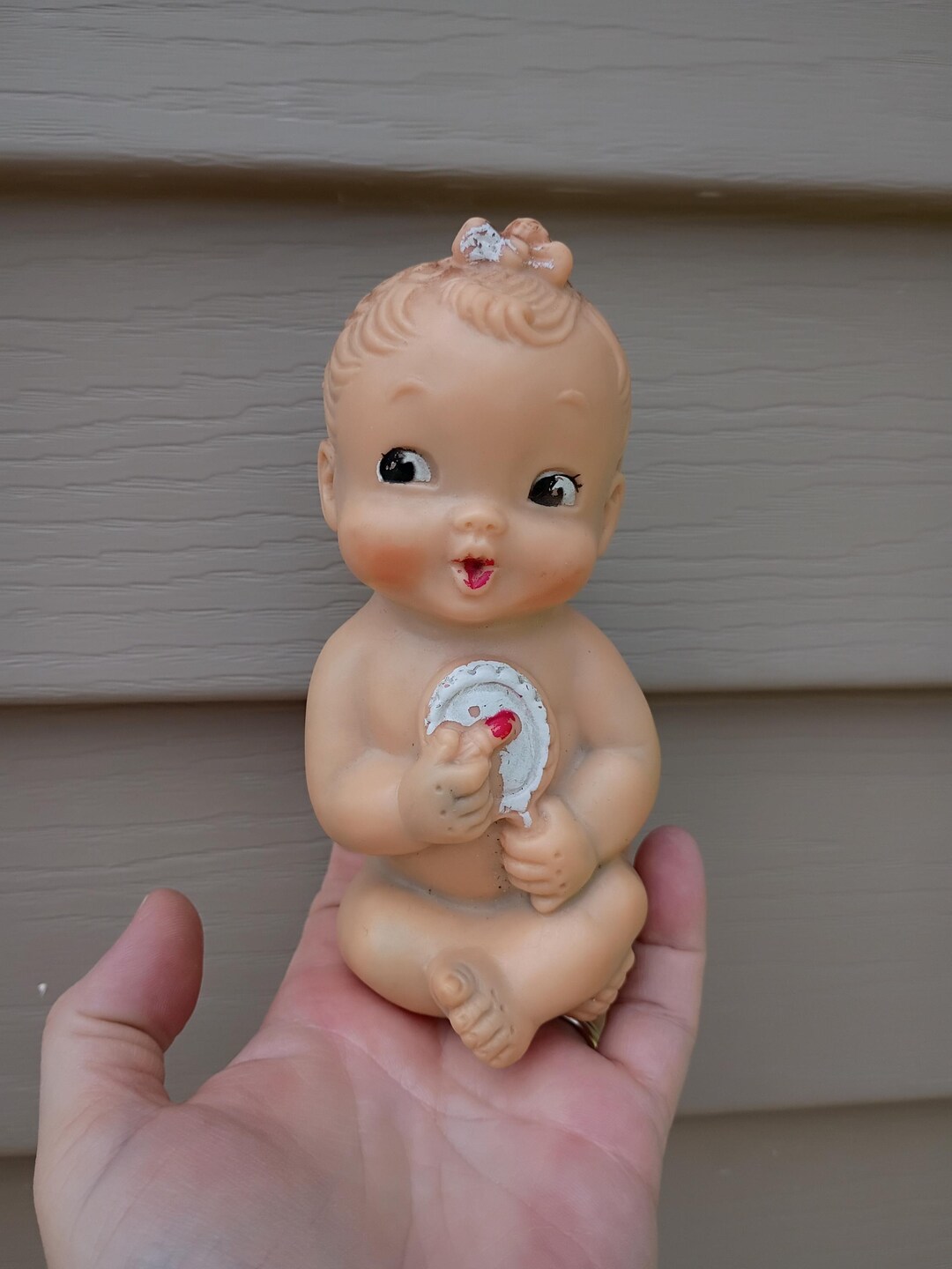 Vtg 5" Rubber Doll Stamped 1958 Baby Joy Company - Etsy