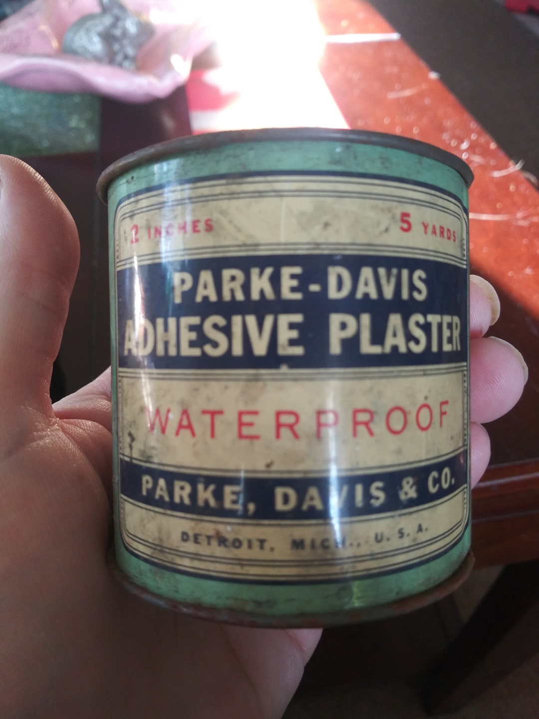Parke-davis Adhesive Plaster Tin Parke, Davis & Co. Detroit, Mich - Etsy