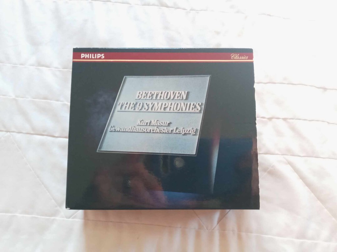 Beethoven the 9 Symphonies 6 CD Box Set Philips - Etsy