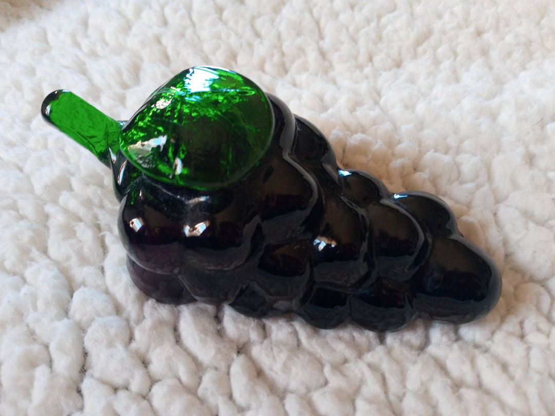 5 Art Glass Grape Cluster Glass Fruit - Etsy