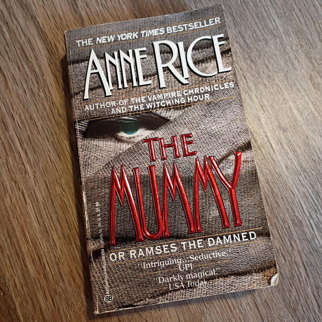 Anne Rice the Mummy or Ramses the Damned Vtg Paperback - Etsy
