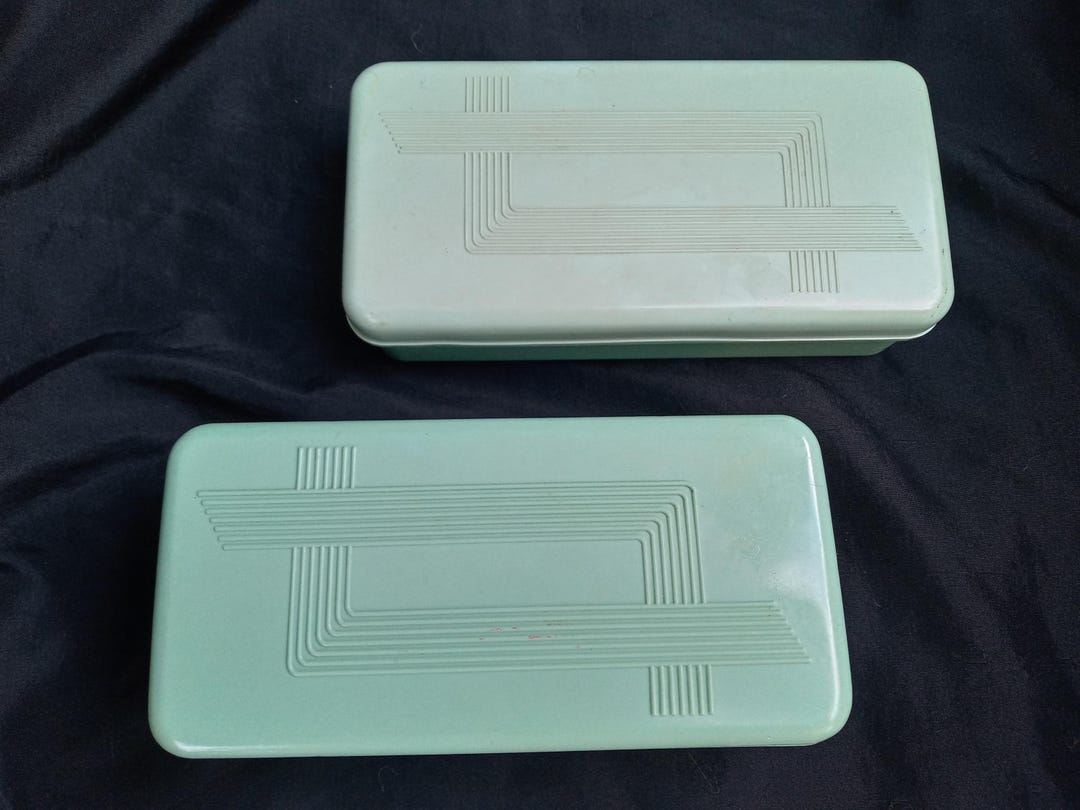 Vtg Pair of Matching Art Deco Celluloid Lidded Boxes - Etsy