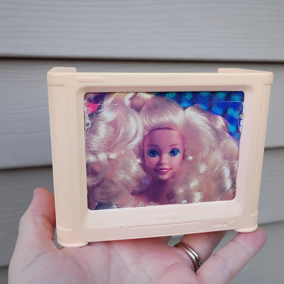 Vtg 1994 Mattel Barbie Dream House Pink Plastic Television TV Only - Etsy