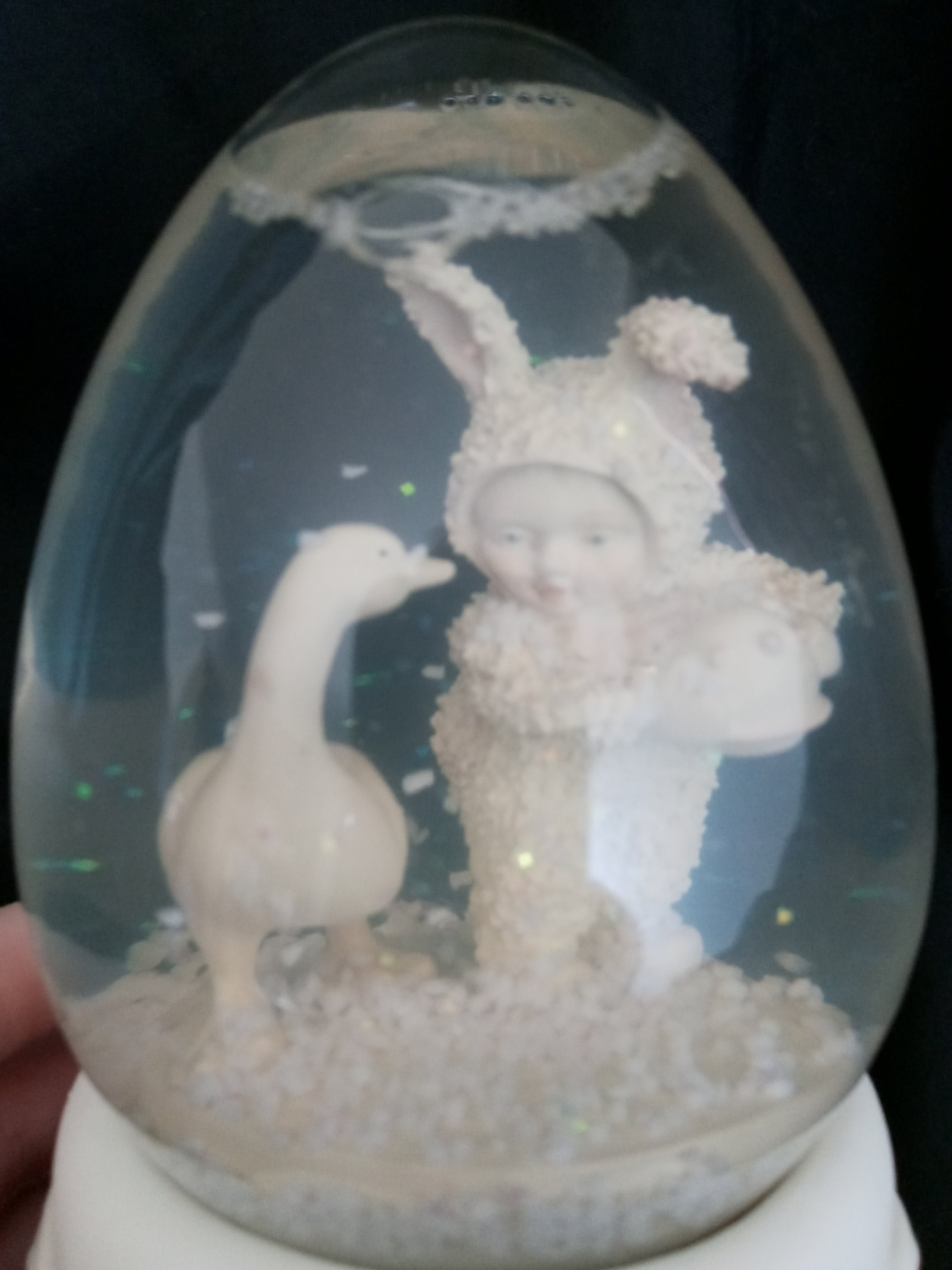 Dept 56 Easter Egg Snowglobe Snowdome Snowbabies - Etsy UK