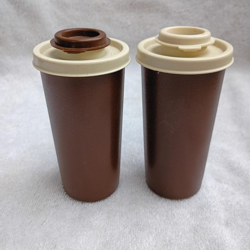 Tupperware Salt and Pepper Shakers - Etsy