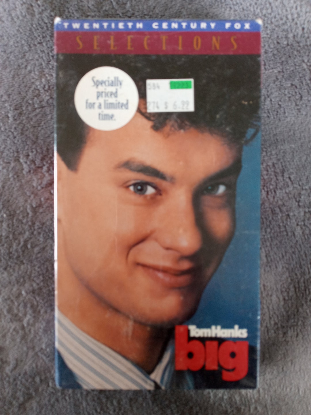 NEW SEALED Tom Hanks Big VHS Tape - Etsy