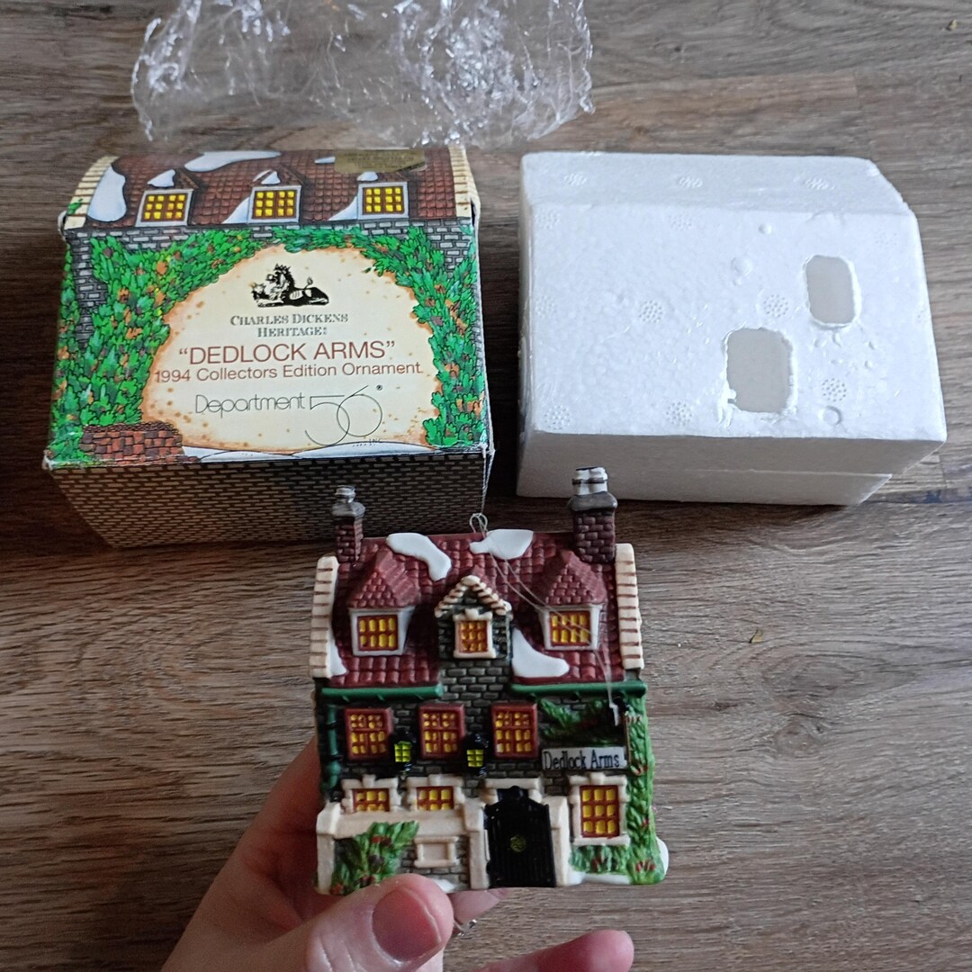 Department 56 Charles Dickens Heritage Dedlock Arms Ornament Collectors ...
