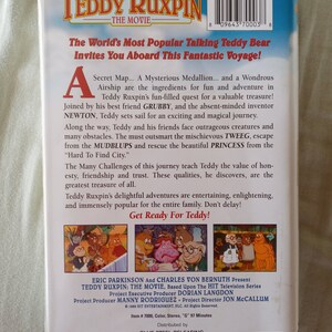 Teddy Ruxpin the Movie VHS Tape 1999 Clamshell - Etsy