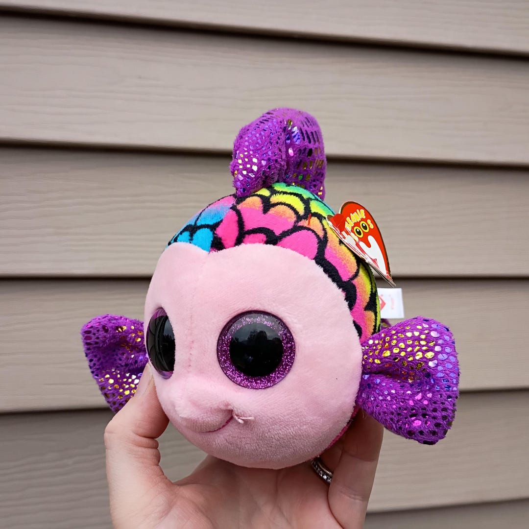 Ty Beanie Boos Flippy Fish 6" Plush With Tags - Etsy Canada