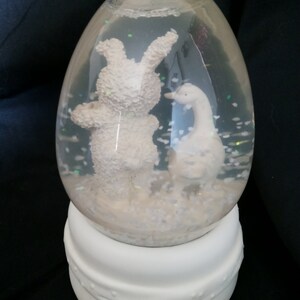 Dept 56 Easter Egg Snowglobe Snowdome Snowbabies - Etsy UK