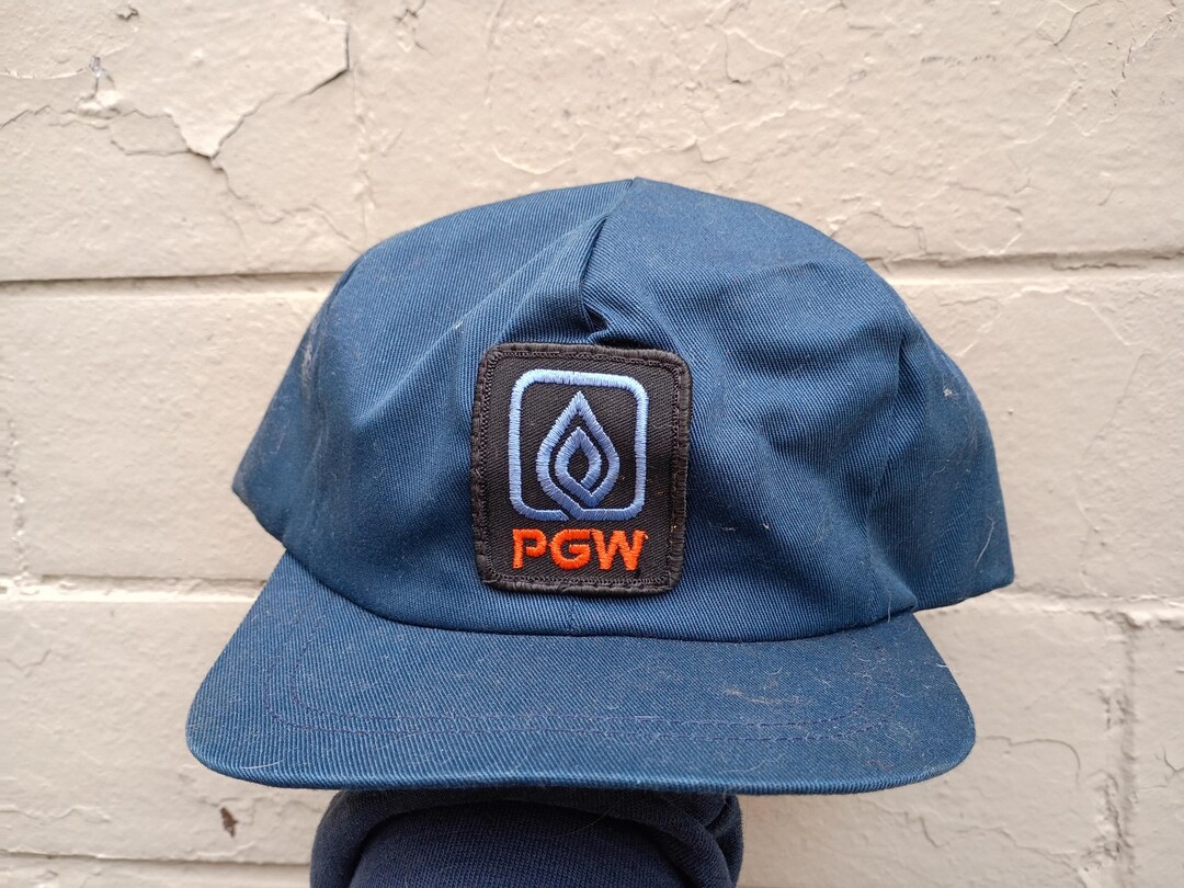 Vintage PGW Navy Blue Trucker Snapback Hat Quilted Inside Sz X Large - Etsy