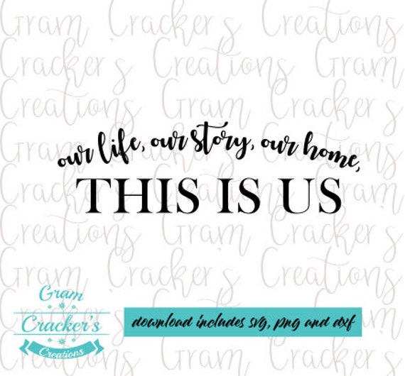 This is Us Svg Instant Download Cut File for Silhouette or - Etsy Ireland
