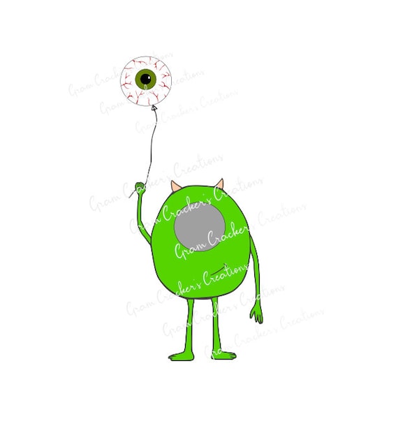 Mike With One Floating Eye Mike Wazowski Svg File for Cricut - Etsy Canada