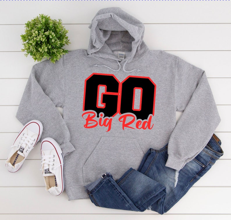 Go Big Red Svg Cut File for Cricut Silhouette and Other - Etsy Singapore