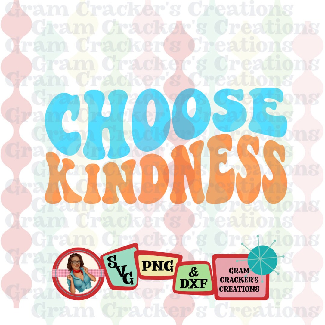 Choose Kindness Silhouette File - Kindness SVG, Love SVG Instant ...