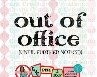 Out of Office Svg - Etsy