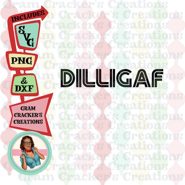 Dilligaf Svg - Etsy