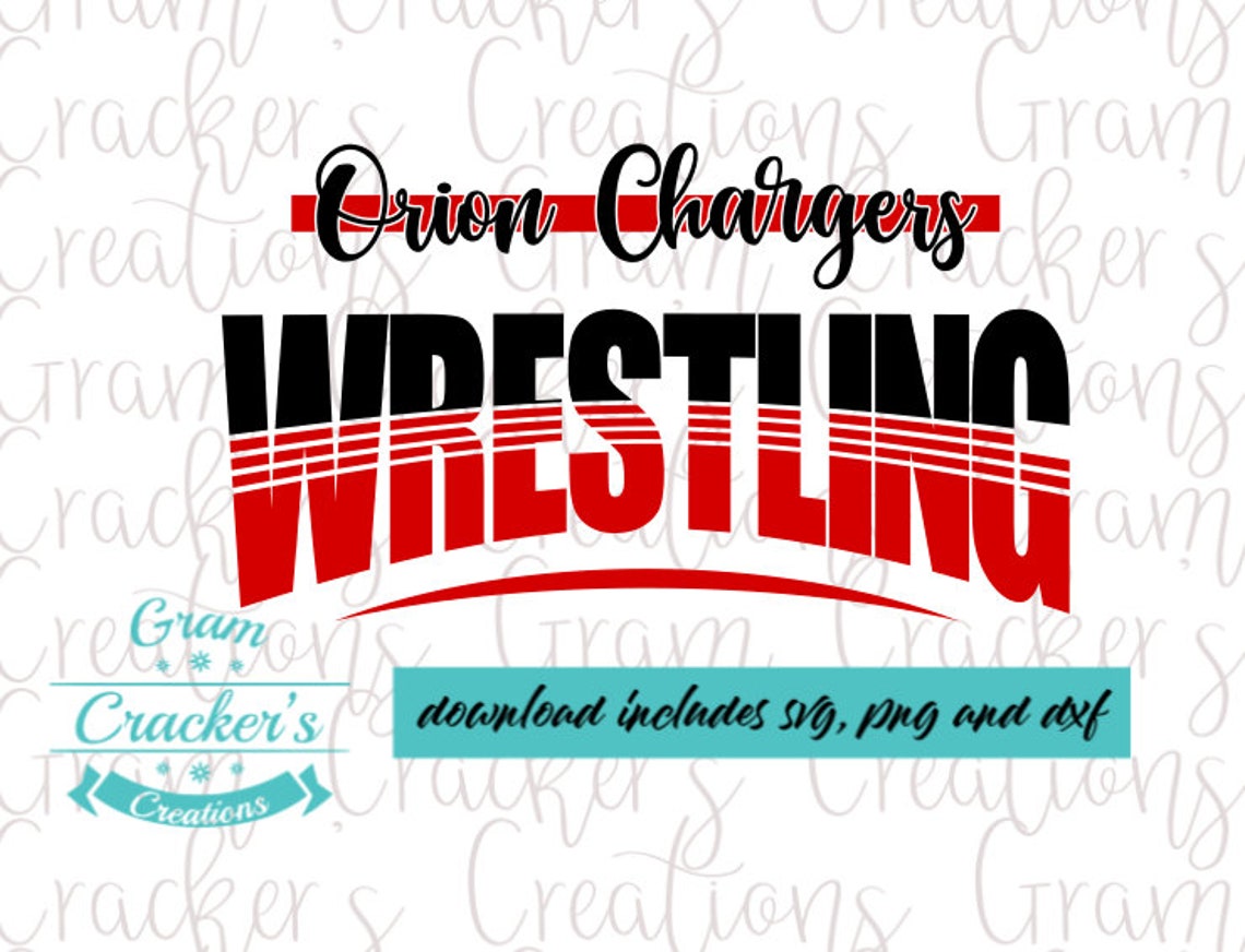Customized Wrestling File Svg Cut File for Cricut - Etsy