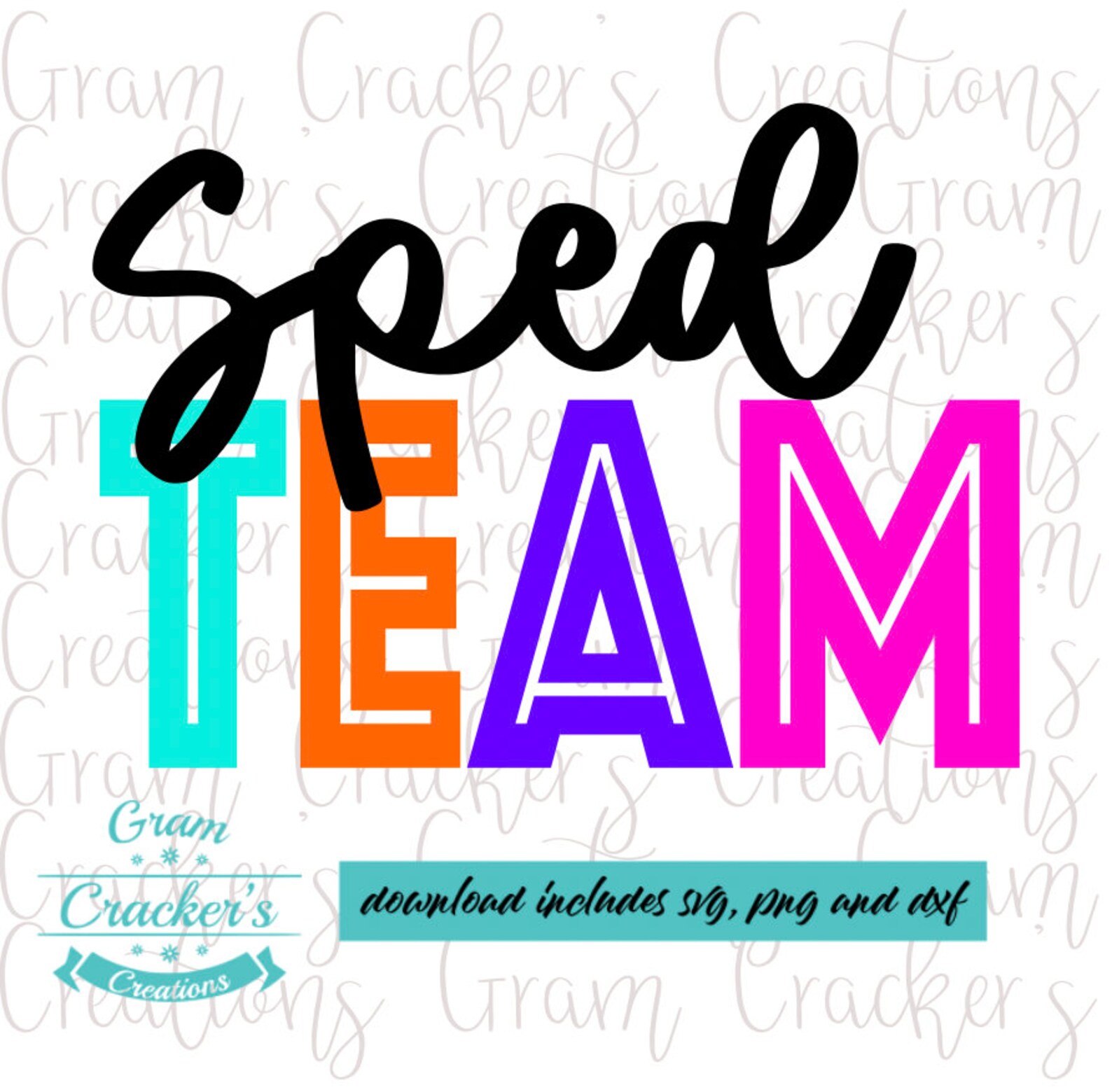 Special Education teacher Sped Team svg Cut File | Etsy