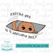 Excuse Me Maternity Svg, Peeking Baby Cut File, Instant Download for ...