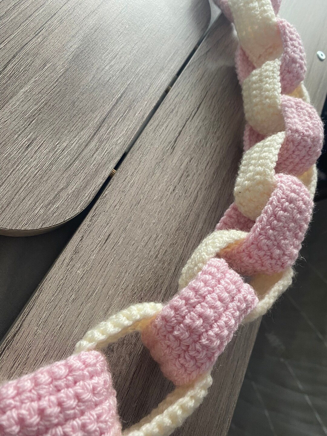 Crochet Paper Chain Bunting, Crochet Bunting, Paper Chain, Baby Decor ...