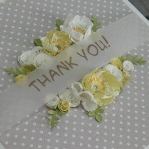 Thank You Cards Love Cards Mother's Day Floral Arrangement Greeting ...