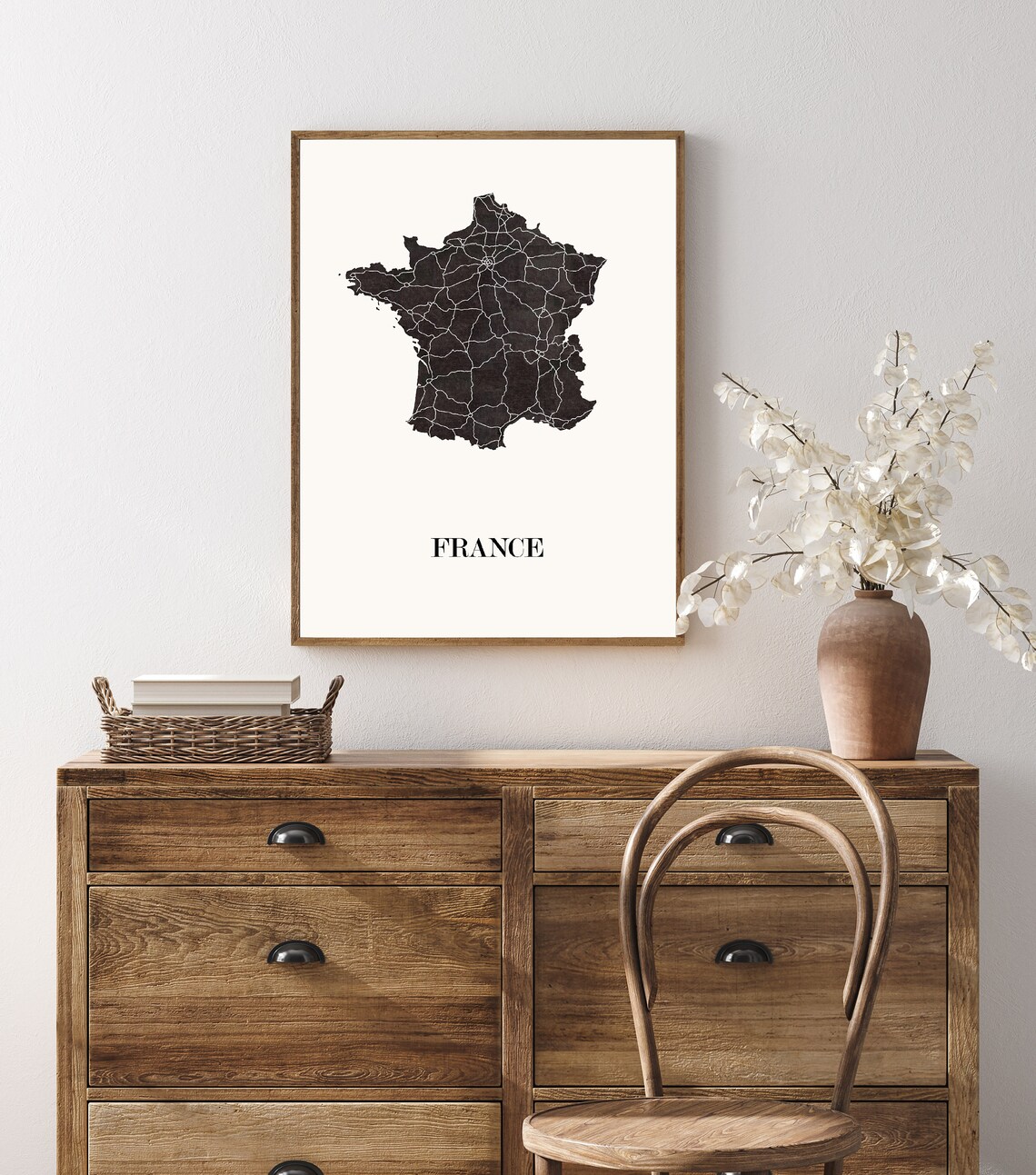 CARTE DESIGN de FRANCE pour décoration cadeau personnalisé | Etsy France