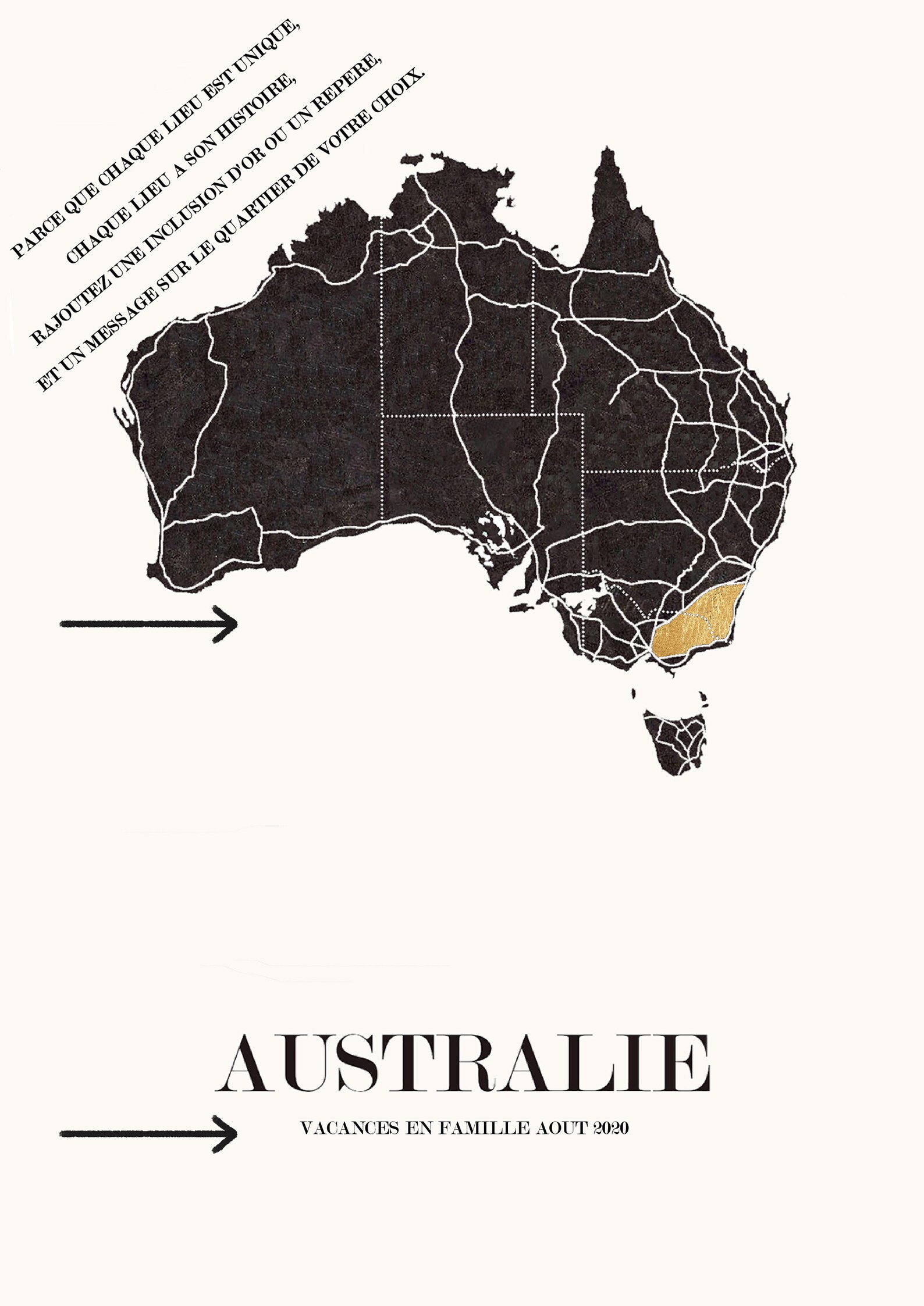 AUSTRALIA ORIGINAL Map Unique GRAPHICS High quality design | Etsy