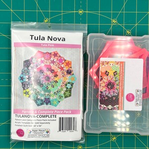 Tula Nova by Tula Pink EPP Quilt Kit: Pattern, Paper Pieces, Windowed ...