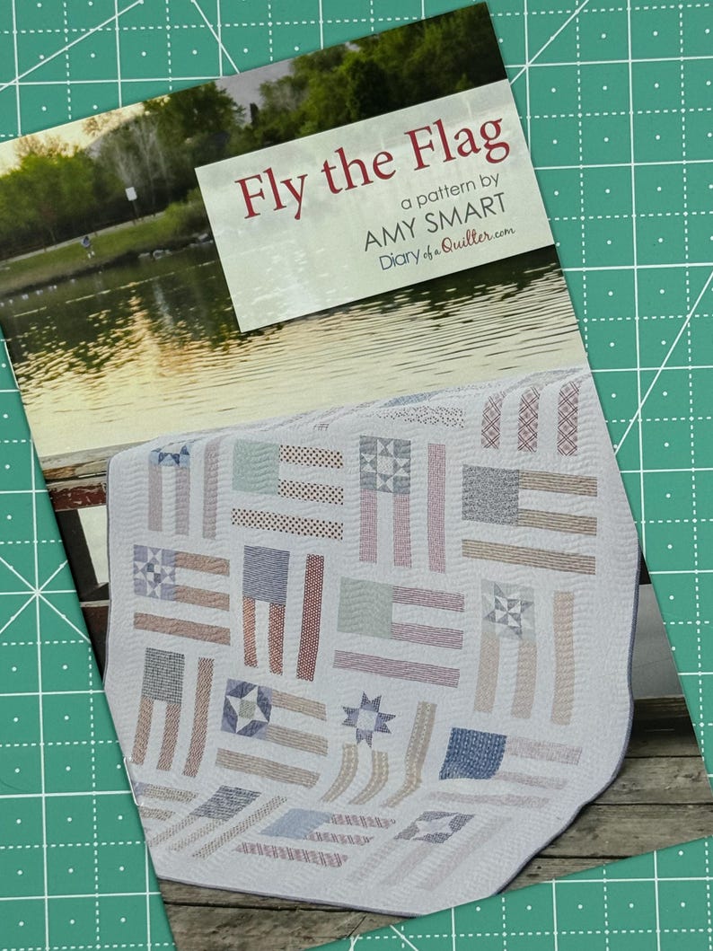 Fly the Flag, American Flag Quilt Pattern From Amy Smart of Diary of a ...