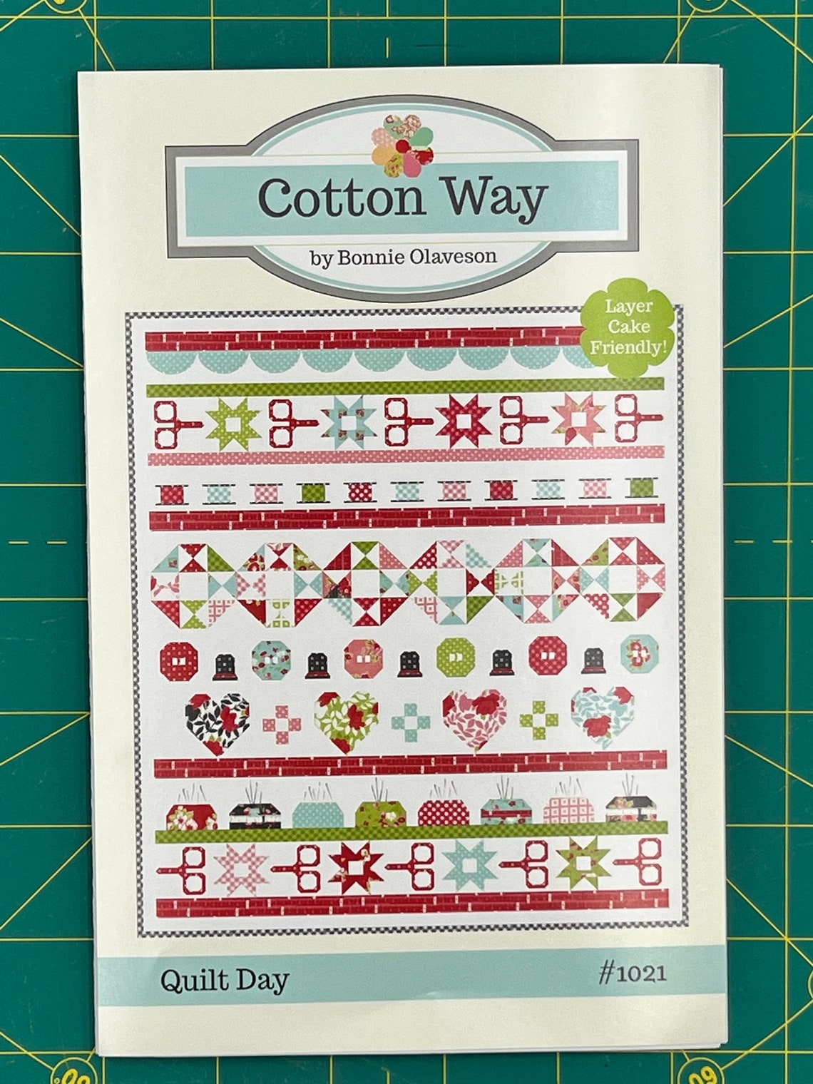 Quilt Day Sewing Room Sampler Row by Row Quilt Pattern by Bonnie ...