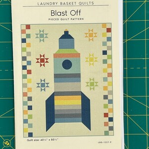 Blast off Rocket Ship Quilt Pattern by Edyta Sitar of Laundry Basket ...