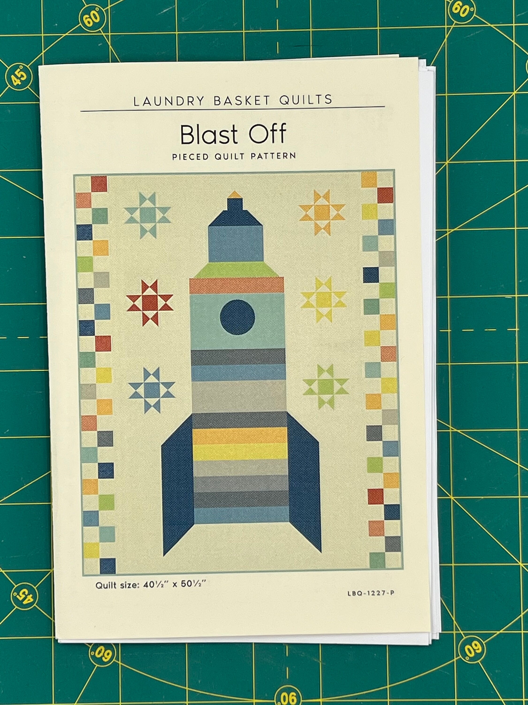 Blast off Rocket Ship Quilt Pattern by Edyta Sitar of Laundry Basket ...