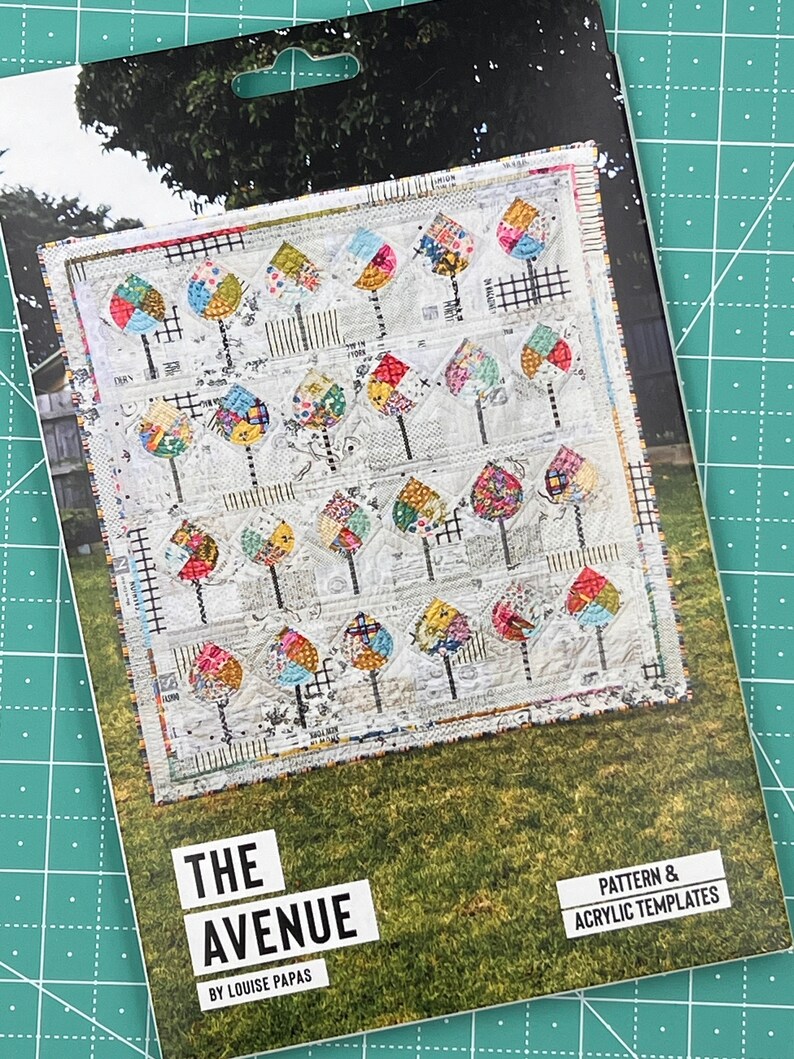 THE AVENUE Tree Patchwork Quilt Pattern by Louise Papas - Etsy