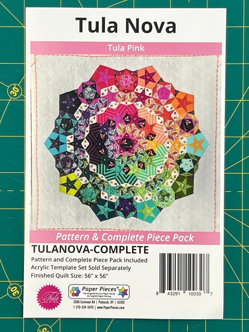 Tula Nova by Tula Pink EPP Quilt Kit: Pattern Paper Pieces - Etsy
