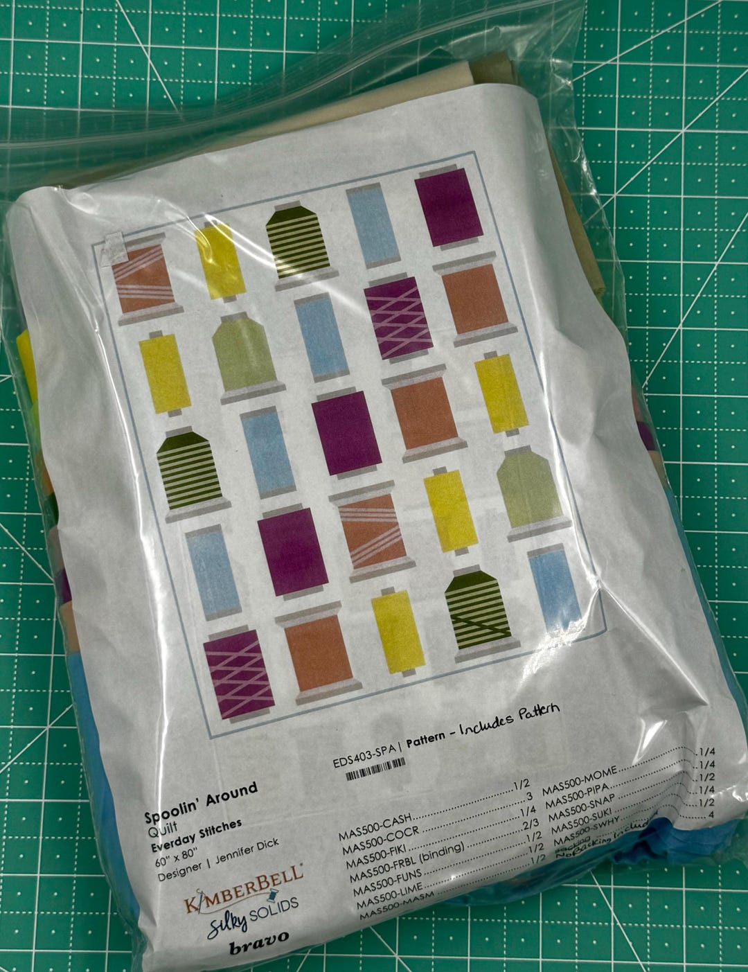 Spoolin’ Around Quilt Kit Pattern and Fabric Included - Etsy