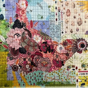 Bee, Hen, and Rooster Teeny Tiny Collage Quilt Patterns by Laura Heine ...