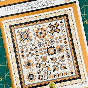 Halloween Figs Block of the Month Sampler Fig Tree Patchwok Quilt ...