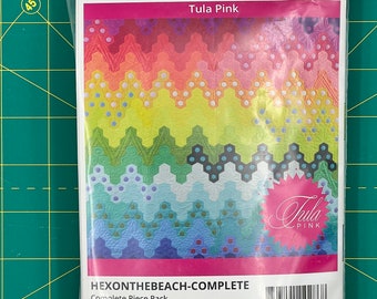 Tula Pink Hex on the Beach Pattern Piece Pack and Acrylic - Etsy