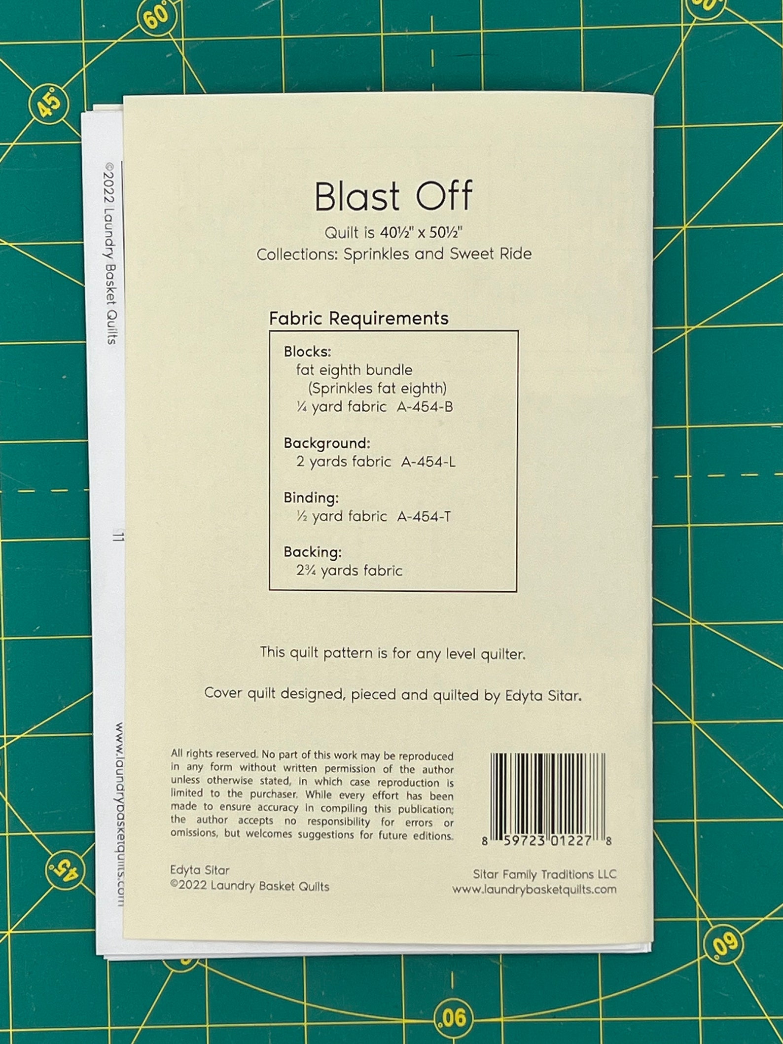 Blast off Rocket Ship Quilt Pattern by Edyta Sitar of Laundry Basket ...