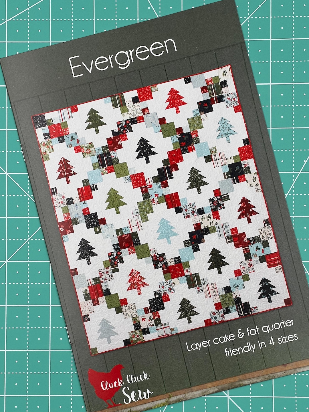 Evergreen Quilt Pattern by Cluck Cluck Sew, Layer Cake, Fat Quarter ...