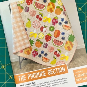 Produce Section Fruit Salad Quilt Pattern by Elizabeth Hartman - Etsy