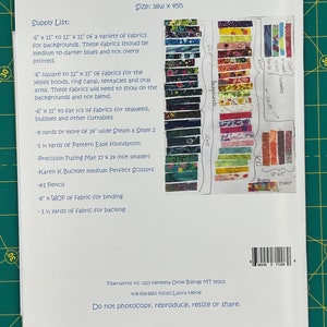 Jellie Fish Jellyfish Collage Quilt Pattern by Laura Heine - Etsy