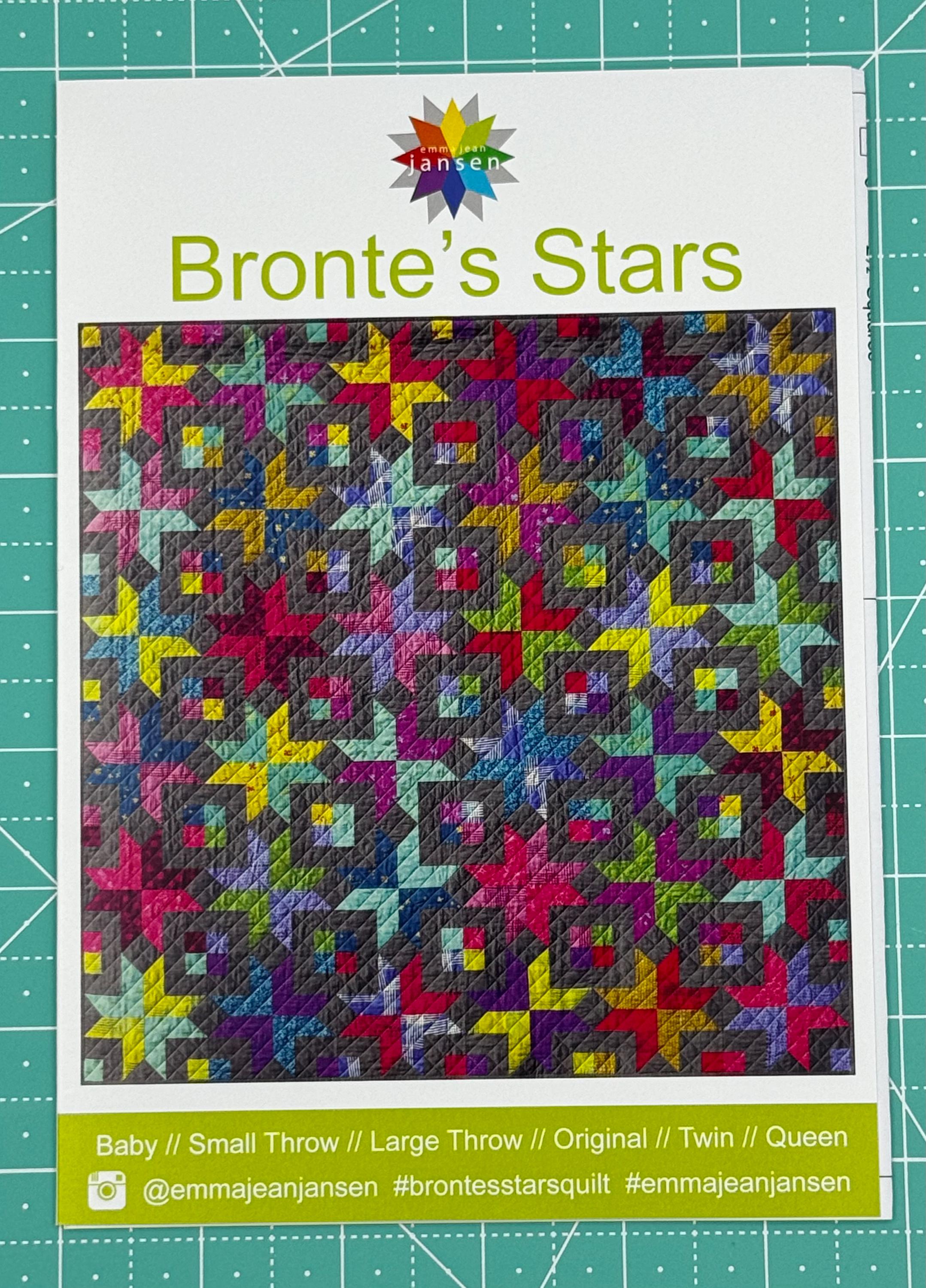 Bronte’s Stars Scrap Quilt Pattern From Emma Jean Jansen - Etsy