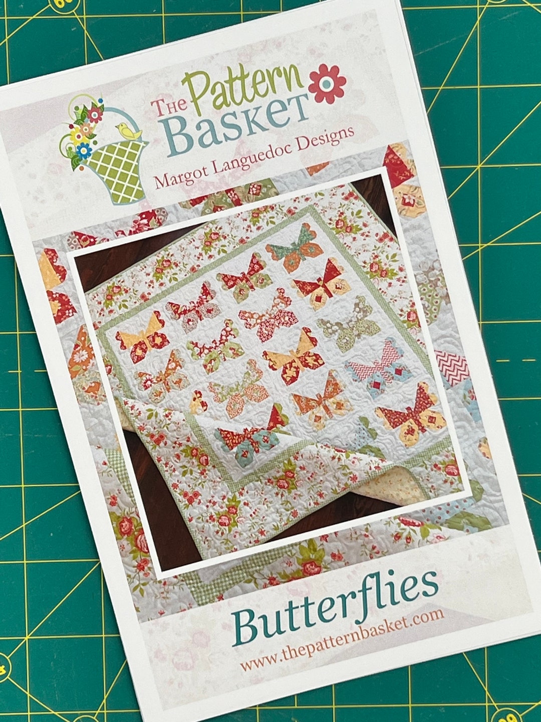 Scrappy Spring Butterflies Quilt Pattern by the Pattern Basket - Etsy