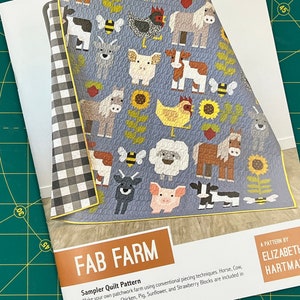 Fab Farm Animal Quilt Pattern by Elizabeth Hartman - Etsy